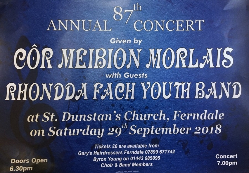 Côr Meibion Morlais 87th Annual Concert | Côr Meibion Morlais
